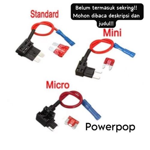Jual Soket Fuse Tap Sekring Jumper Kabel Positif via fuse box motor ...