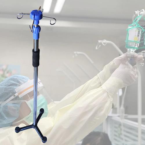Promo Tiang Infus Rumah Sakit Pengait 4 Kaki 3 Stainless / Tiang Infus ...