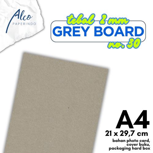 Jual Grey Board Karton Abu no. 30 ukuran A4 21x29.7 cm - Kota Semarang ...