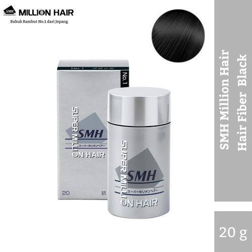 Jual SMH Million Hair BLACK 20 grm/Penebal Rambut/Serbuk Rambut/Fiber ...