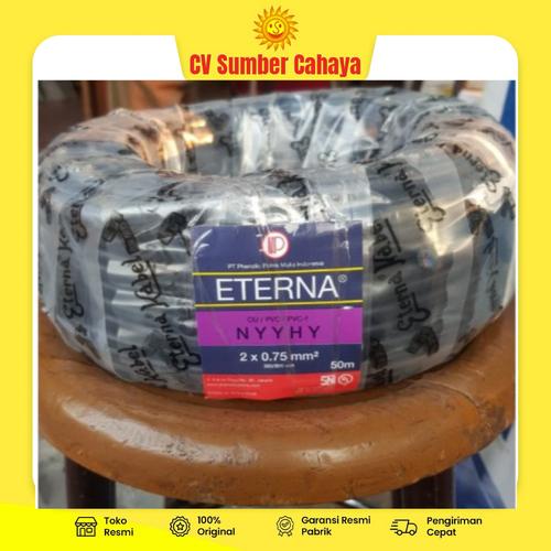 Jual Kabel Listrik NYYHY 2x0.75 2x0,75 Eterna 50 Meter PER ROLL 50M - Kota Yogyakarta - CV ...