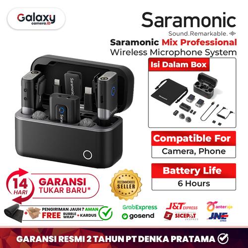 Promo Saramonic Mix Professional Wireless Microphone with Mic In TX ...