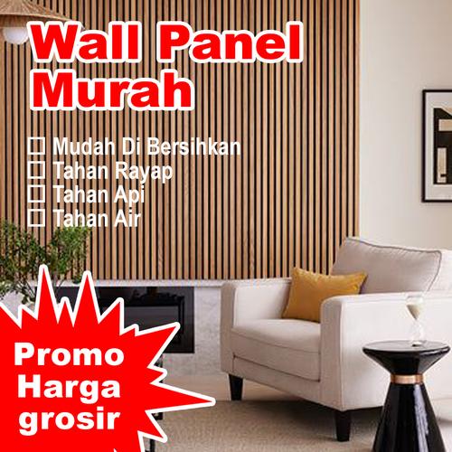 Jual Wall panel PVC | Kisi Kisi Wallpanel | Wood Panel Kayu Dinding ...