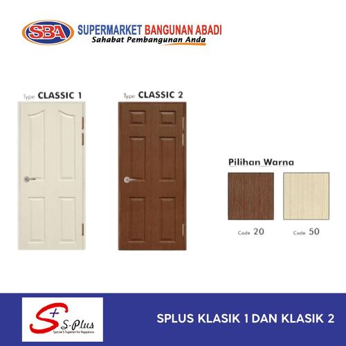 Jual PINTU KAMAR SPLUS ABS 80 X 200CM KLASIK DAUN PINTU + KUSEN - 20 ...