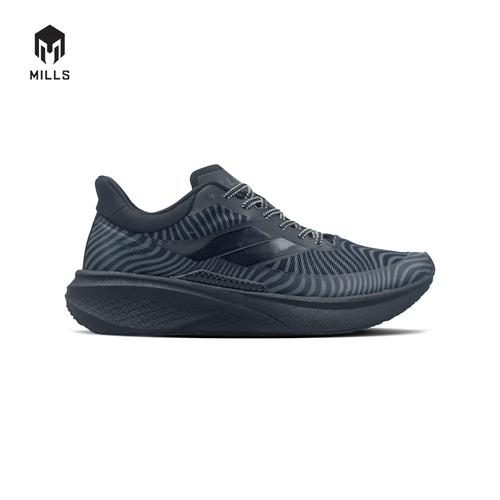 Jual Mills Sepatu Lari Running Shoes Enermax Dynaplate Black / DK Grey ...