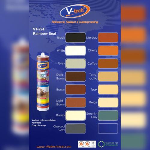 Jual VT-224 Sealant Acrylic Rainbow Seal Teak, Terracotta, Brown/coklat ...