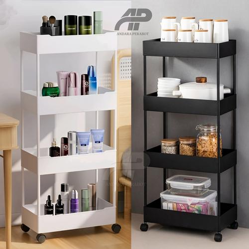 Promo Rak Susun Serbaguna Rak Dapur Rak Kamar Mandi 4 Susun Plastik ...