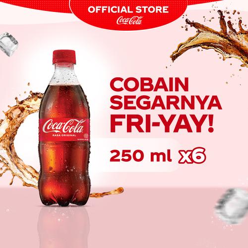 Jual Coca-Cola Original - Minuman Soda Rasa Kola - Botol 250ml - x6 Pcs ...