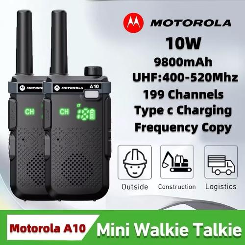 Jual HT MOTOROLA A10 Walkie Talkie mini Genggam Handy Talky Two-way ...