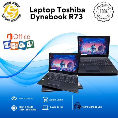 Jual Toshiba Dynabook R73 Intel Core i5 Gen 6200U RAM 8GB SSD 256GB ...