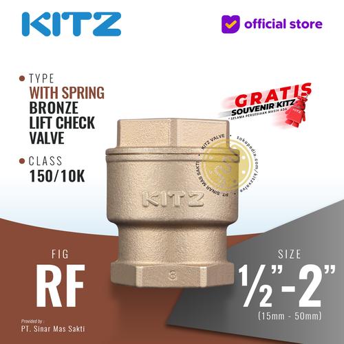Jual Tusen Klep / Lift / Vertical Check Valve with Spring / Per, KITZ ...