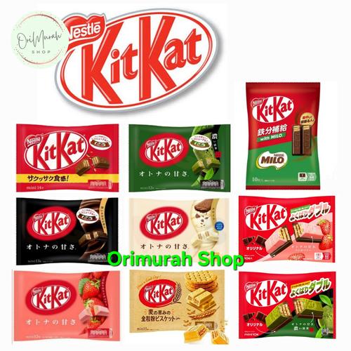 Promo Coklat Kitkat Mini Jepang Kit Kat Japan Nestle Matcha Green Tea ...