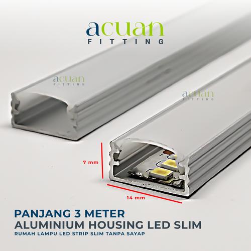 Jual housing led strips 3 meter - cover kap rumah lampu led strip ...
