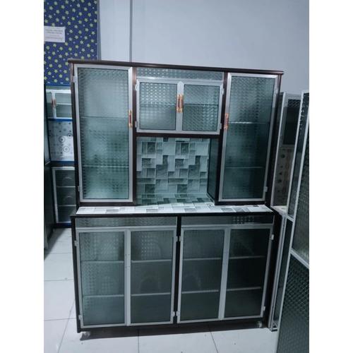 Jual LEMARI PIRING 3 PINTU RAK PIRING 2 PINTU RAK PIRING ALUMUNIUM - 2 ...