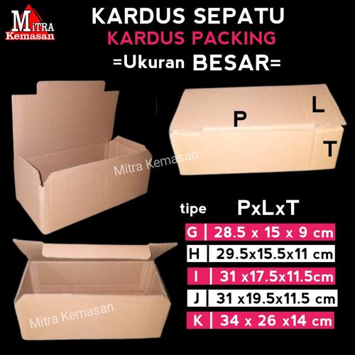 Jual KARDUS KOTAK BOX KARTON DUS DOS CORRUGATED DIE CUT COKLAT BESAR ...
