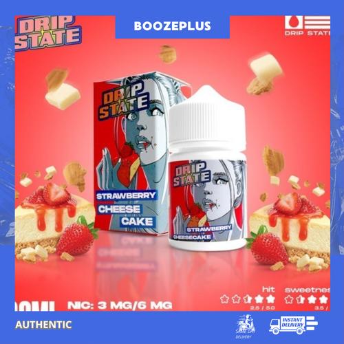 Jual DRIPSTATE STRAWBERRY CHEESECAKE ORIGINAL FREEBASE 60ML - Kota ...