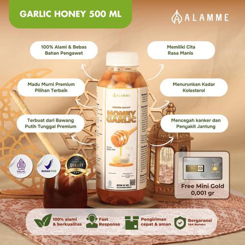 Jual Garlic Honey Madu Bawang Putih Tunggal Premium Alamme 500ml - Kota ...
