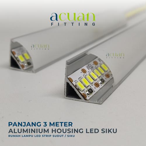 Jual Rumah lampu sudut led strip 3 meter - Aluminium Housing Led Strips ...