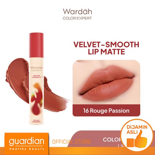 Jual Wardah Colorfit Velvet Matte Lip Mousse Color Therapy - Rouge ...
