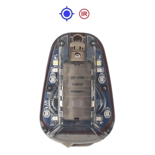 Jual Helstar 6 IR Tactical Helmet Strobe Sepeda Lampu White - Blue FDE ...