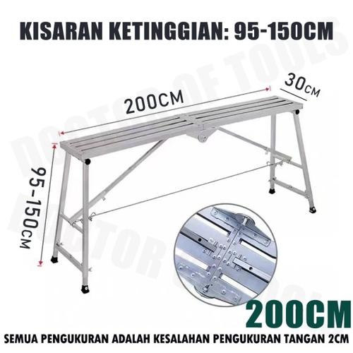 Jual Bangku Kuda Tangga Kerja Lipat Platform Scaffolding Steger Untuk ...
