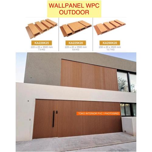 Jual Mega Wallpanel Wpc Outdoor Dinding Wpc Pagar Wpc Outdoor Kayu Asri ...