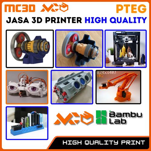 Promo CETAK 3D PRINTER PLA+ FDM HIGH QUALITY CETAK TIGA DIMENSI CUSTOM ...