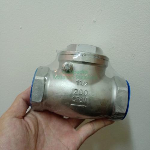 Jual Swing Check Valve Stainless 316 Drat 1 " inchi DN 25 - Jakarta ...