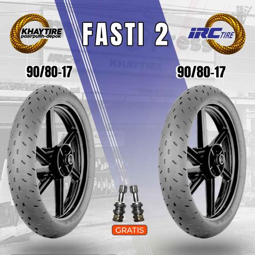 Jual Paket Ban Motor Racing Compound IRC FASTI 2 90/80 - 90/80 Ring 17 ...
