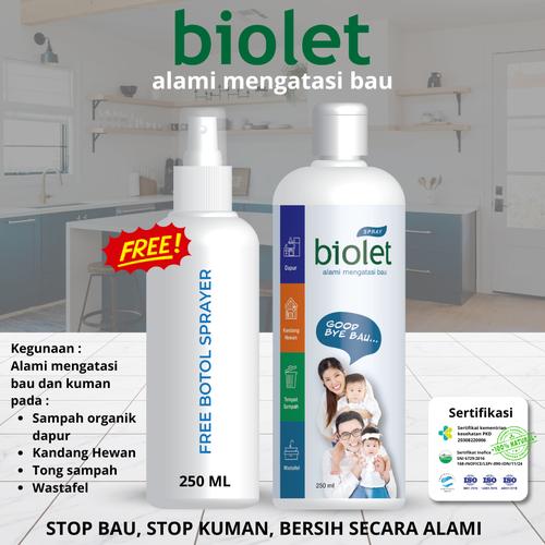 Promo Biolet Spray 250 Ml Pengurai Bau organik Kandang Hewan / Tempat ...