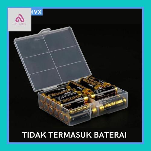 Jual Alifia*- Sanji Kotak Baterai 24 Slot Aaa A3 Tempat Box Plastik ...