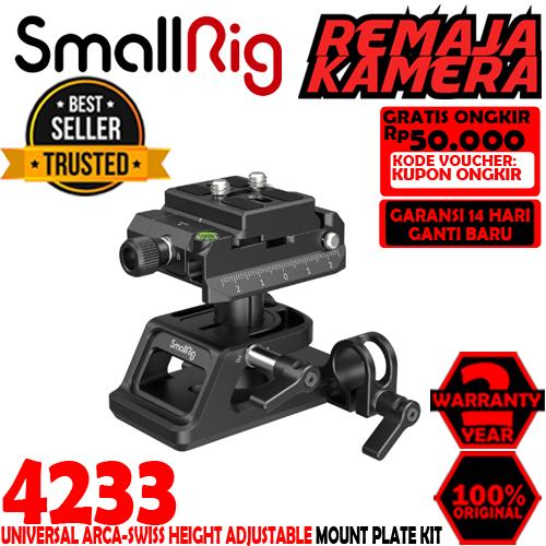 Promo SMALLRIG UNIVERSAL ARCA-SWISS HEIGHT ADJUSTABLE MOUNT PLATE KIT ...