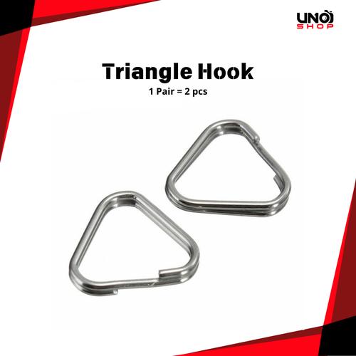 Jual 2pcs Triangle Hook Ring Strap Adapter Segitiga Besi Tali Kamera ...
