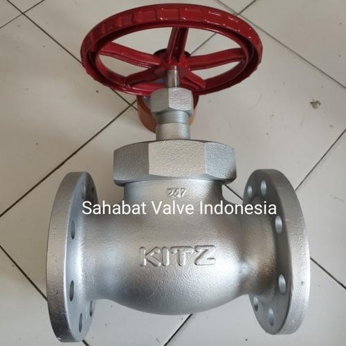 Jual Globe Valve Kitz Steam flange jis 10k 3" inch jis 10K SJB / SPB ...