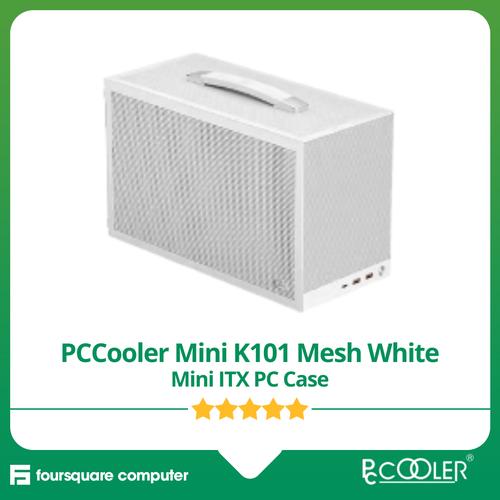 Jual PCCooler K101 Mesh White Mini ITX PC Case Casing - Kota Bandung - Foursquare Computer ...