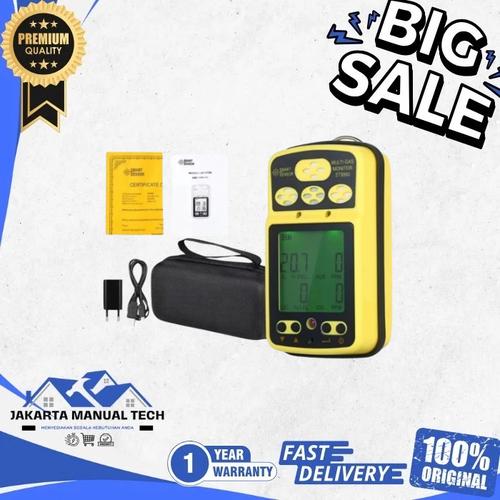 Jual Gas Detector Smart Sensor ST8990 H2S O2 CO LEL Multi 4in1 EX Detektor - Jakarta Barat ...