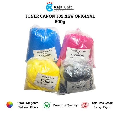 Jual TONER CANON T02. C600, 650, 700, 750, 800, 850 NEW ORIGINAL 500G ...