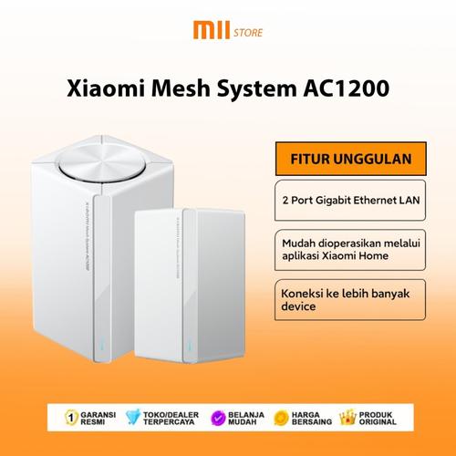 Jual Xiaomi Mesh System AC1200 - 2.4GHz/5GHz - 1 Pack - Jakarta Pusat ...