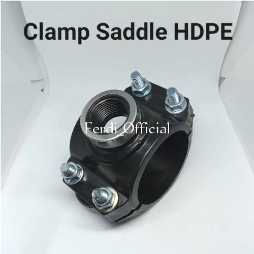 Jual Clamp Saddle HDPE 63mm x 1/2"Inch / Sambungan Pipa HDPE - Jakarta ...