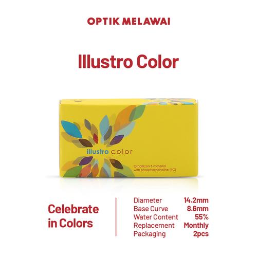 Promo Illustro Color Gray - Lensa Kontak - -3.75 - Jakarta Pusat - Optik Melawai Official ...