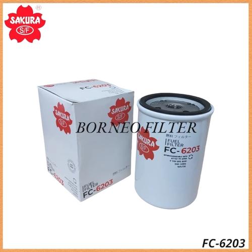 Jual FC-6203 Sakura Fuel Filter SFF0731 WK731 FC6203 BF988 FF5052 JFC-88023 JFC88023 P553004 ...