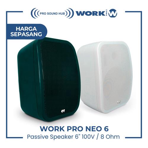 Jual Work Pro NEO 6 NEO6 Passive Speaker Pasif 6" 6 Inch 100V 8 Ohm ...