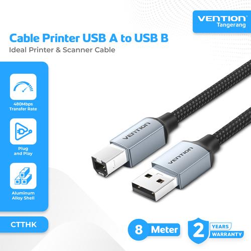 Promo Vention Kabel Printer USB 2.0 A Male to USB B Printer Male Kabel ...