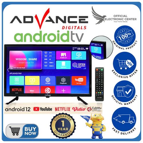 Jual TV ADVANCE ADV2430A ADV-2430A ADV 2430A ANDROID SMART TV HD 24 ...