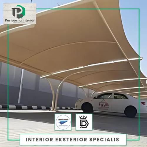 Jual kanopi membrane custom ukuran dan desain - atap carport modern ...