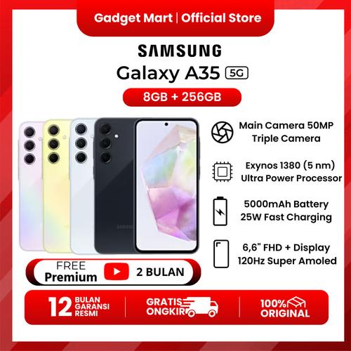 Promo Samsung Galaxy A35 5G 8/256GB - Garansi Resmi - Ice Blue Cicil 0% ...