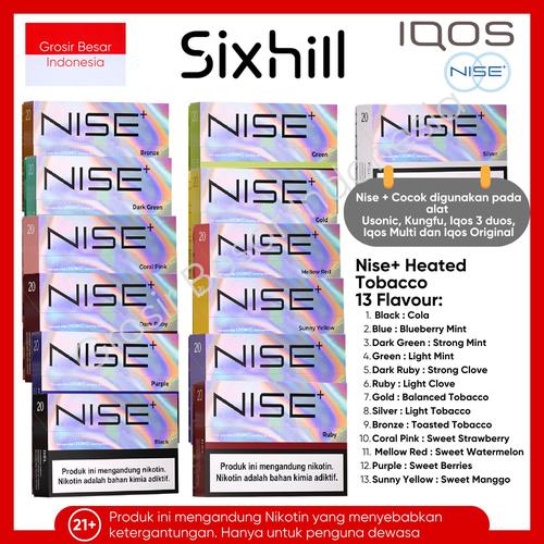Jual Sixhill Nise + Sticks dengan beraneka ragam rasa seperti iqos Heets Compatible With Iqos ...
