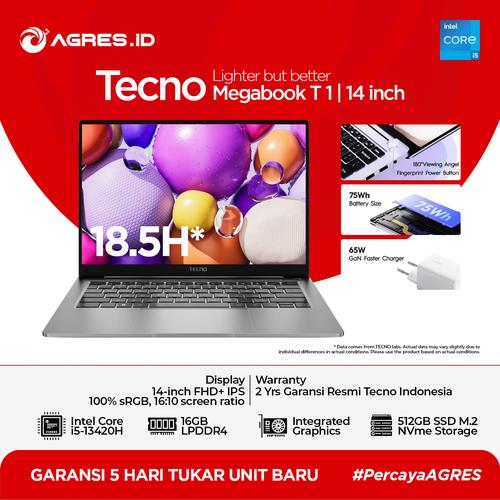 Promo Tecno Megabook T1 14 | I5 13420H 16GB 512GB W11 Cicil 0% 3x - Kota Yogyakarta - AGRES ID ...