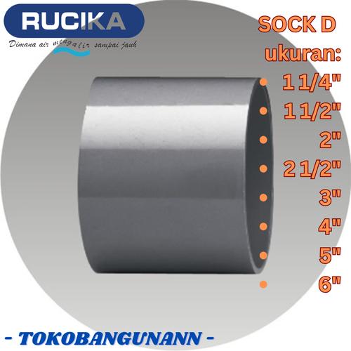 Jual Sock Sok Socket Soket Type D Rucika Sambungan Lurus pipa PVC - D 2 ...
