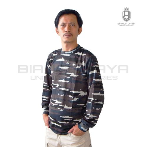 Jual Kaos loreng lengan panjang tni al drifit kri layar - PENDEK, XXL - Kota Cimahi - ARMY ...